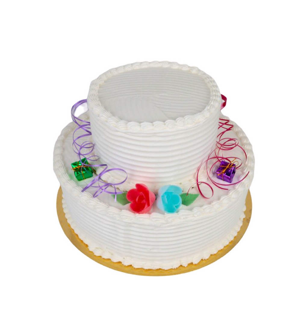Gâteau 2 étages forme rond