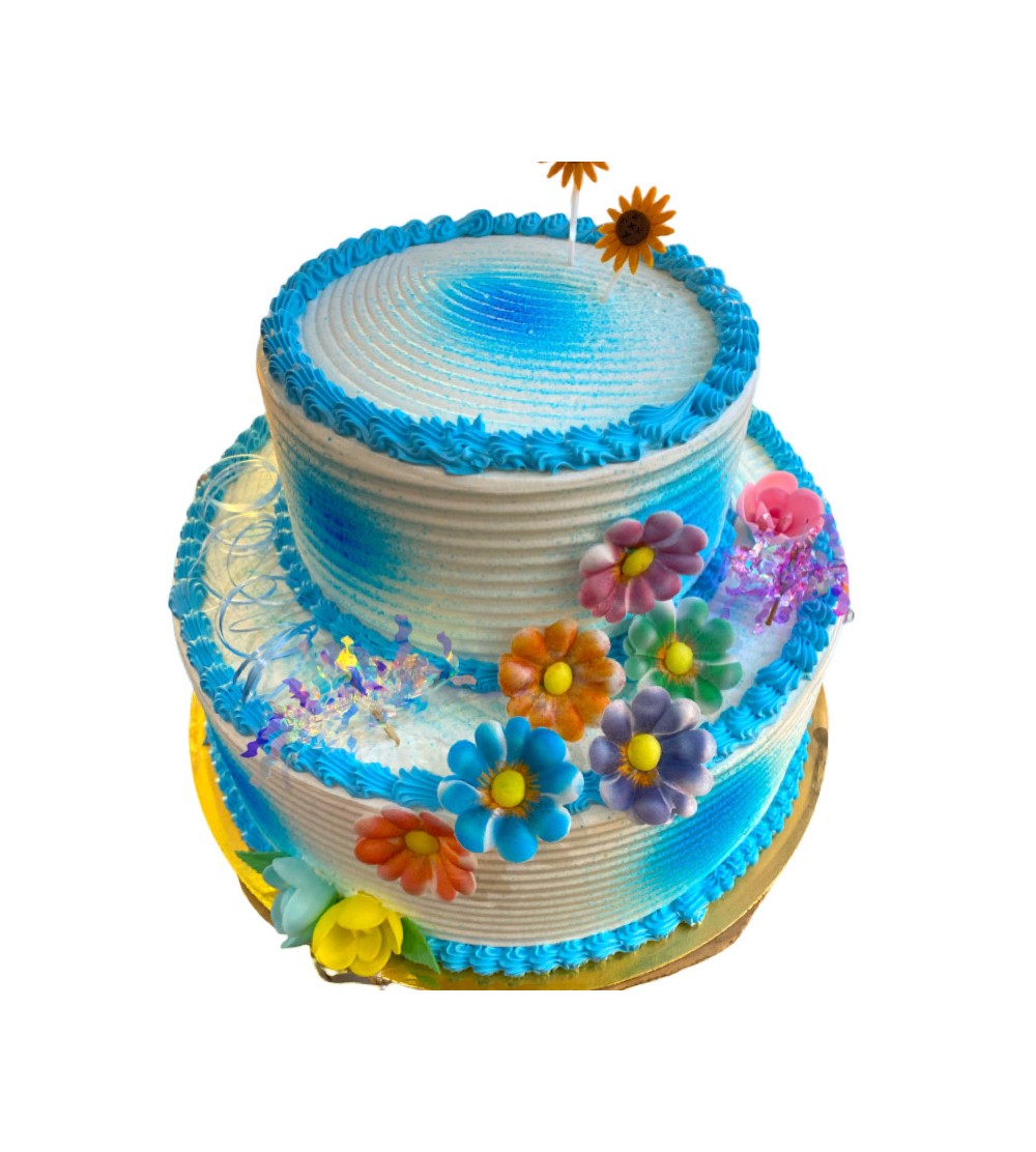 Gâteau 2 étages forme rond